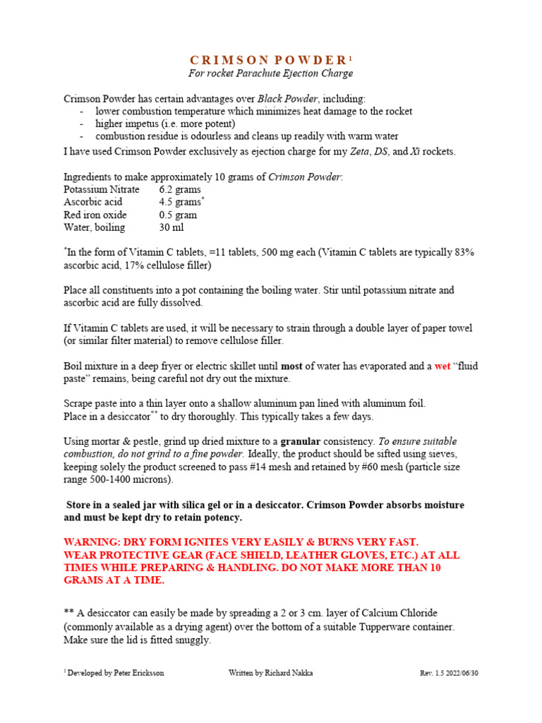 Crimson Powder Rev.1.5 | PDF