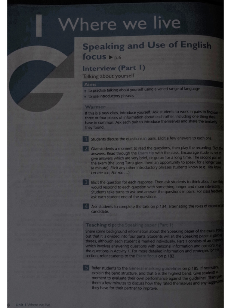 Gold C1 Advanced Teachers' Book (First Two Units) | PDF