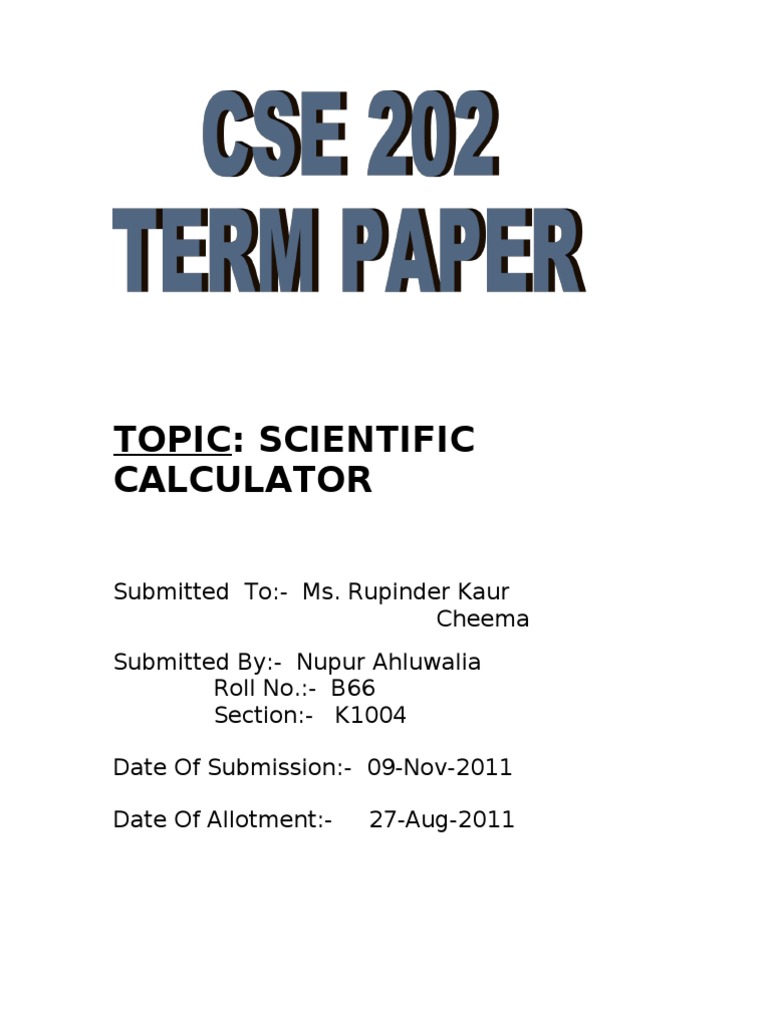Scientific Calculator | PDF | Calculator | Teaching Mathematics