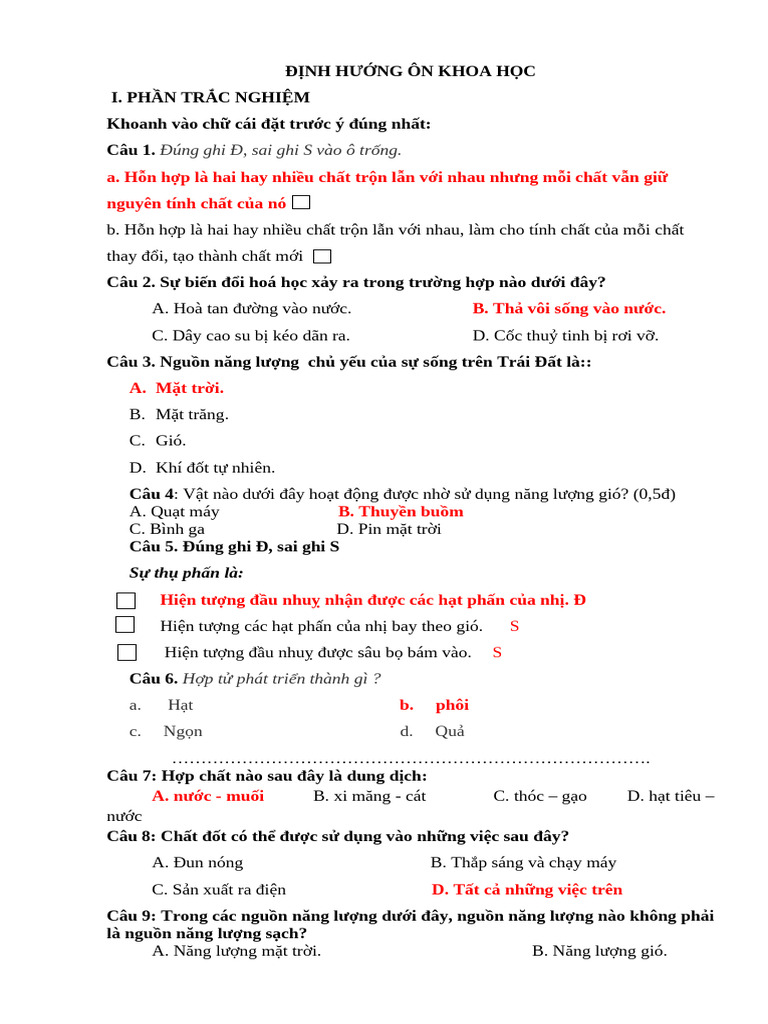 Đê Cuong Gui Hs | PDF