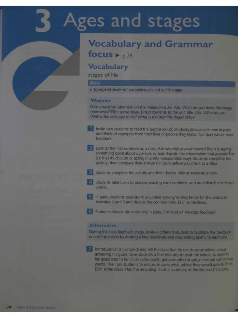 Gold C1 Teacher's Book Units 3&4 | PDF