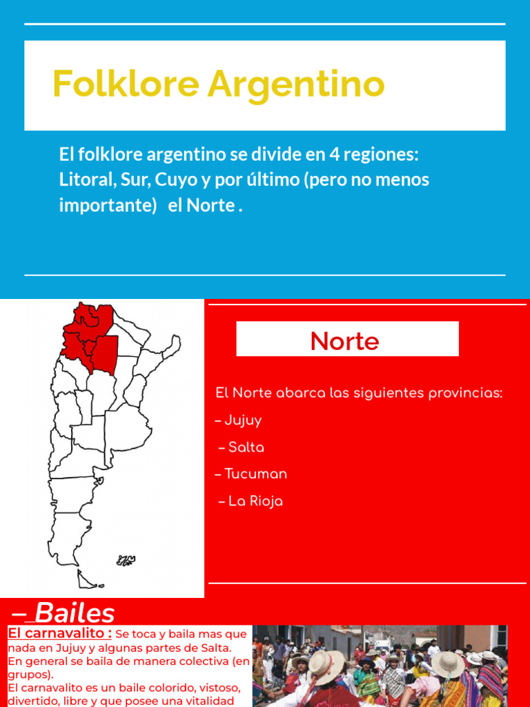 Folklore Argentino: Bailes y Orígenes | PDF | Dances | Poetry