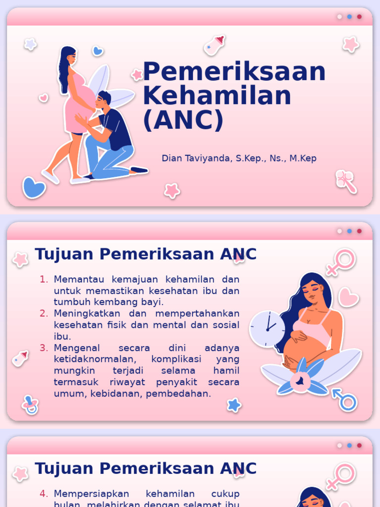 Penatalaksanaan Pemeriksaan Kehamilan (ANC) | PDF