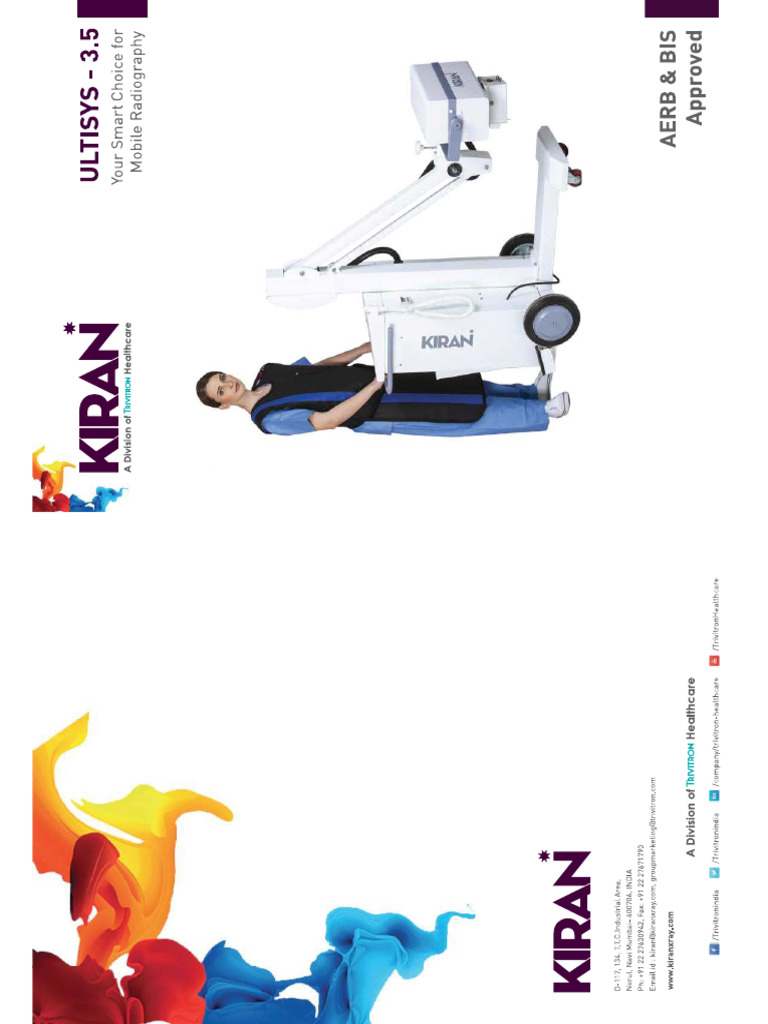 Ultisys 3.5 KW Mobile Radiography Mobile X Ray Machine Imaging Medical ...