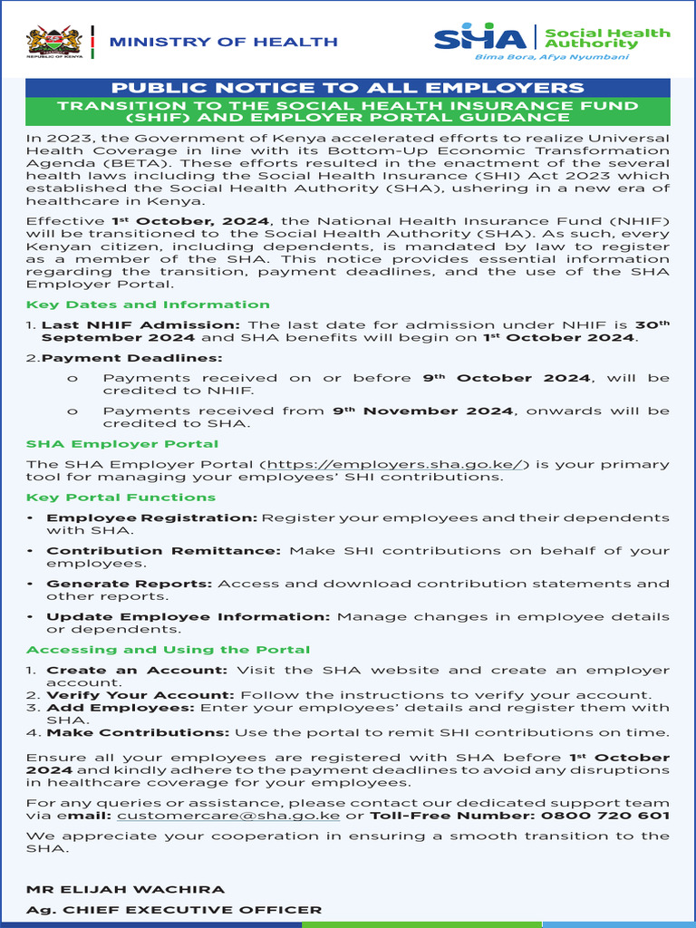 Transition To The Social Health Insurance Fund | PDF