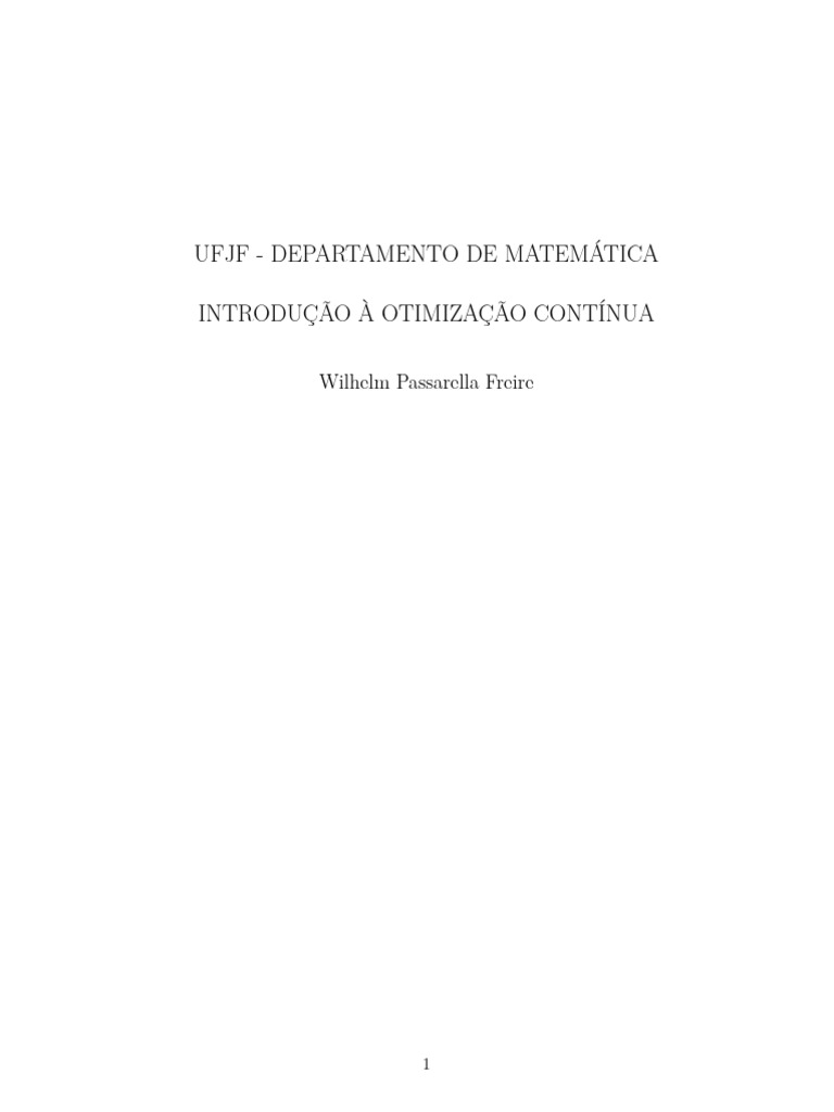 Otimizacao 1 | PDF