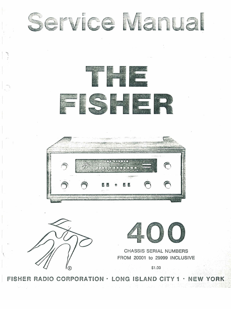 Fisher 400 Service Manual | PDF