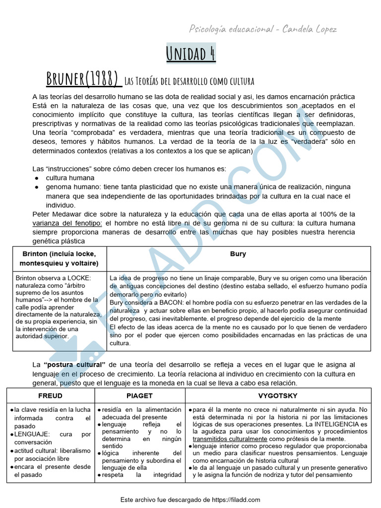 3 Parcial - EDUCA-Unidad 4 y U5 | PDF