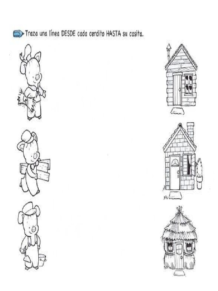 Actividad Los 3 Cerditos. | PDF