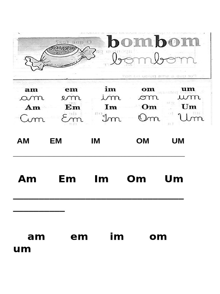 Am em Im Om Um | PDF