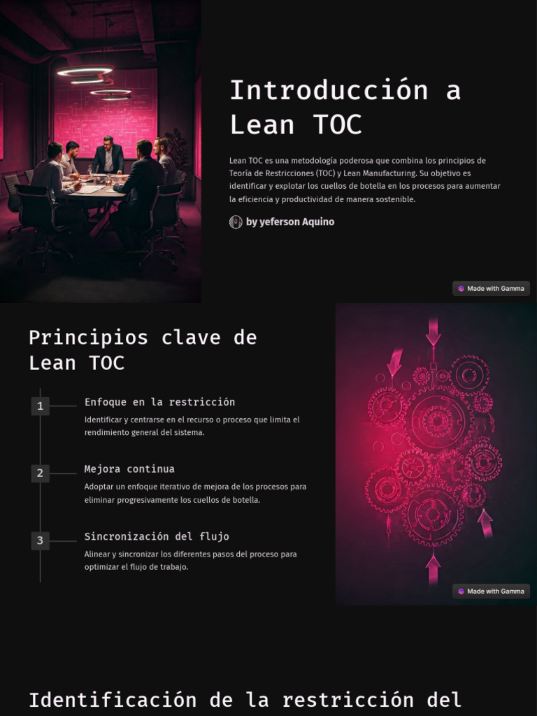 Introduccion-a-Lean-TOC (1) | PDF