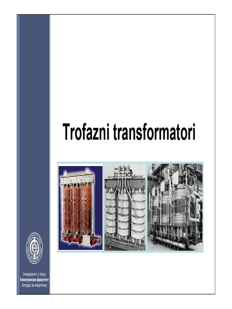 Predavanje4 Trofazni Transformatori | PDF