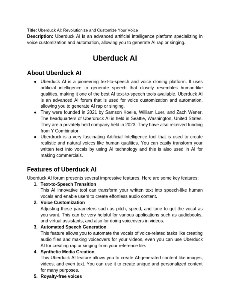 Uberduck AI (1) | PDF