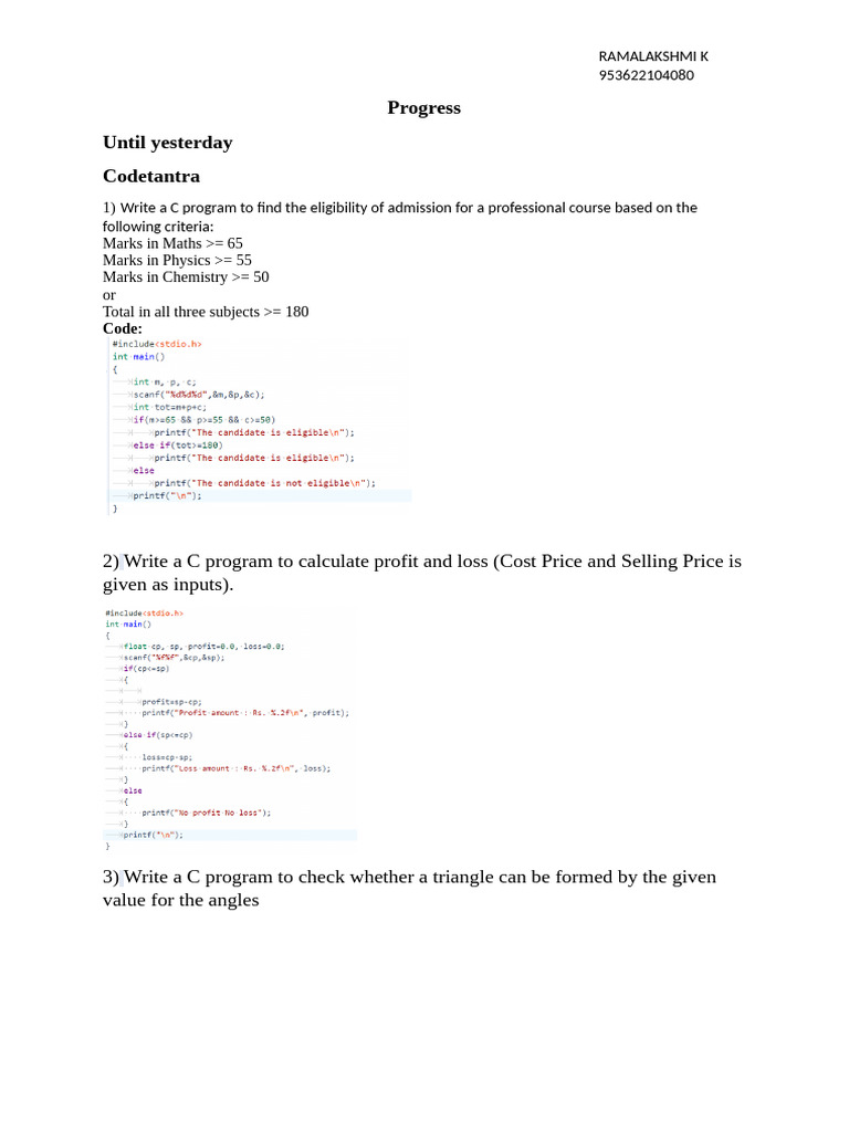 My Progress | PDF
