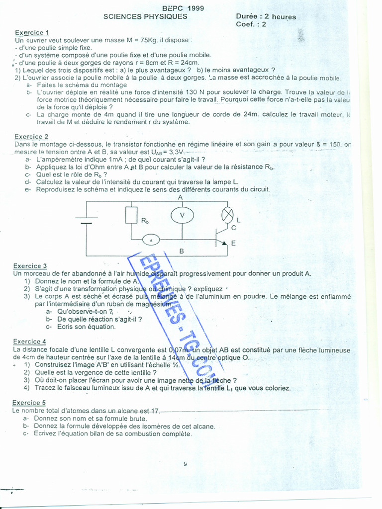 Bepc SP 2000 | PDF