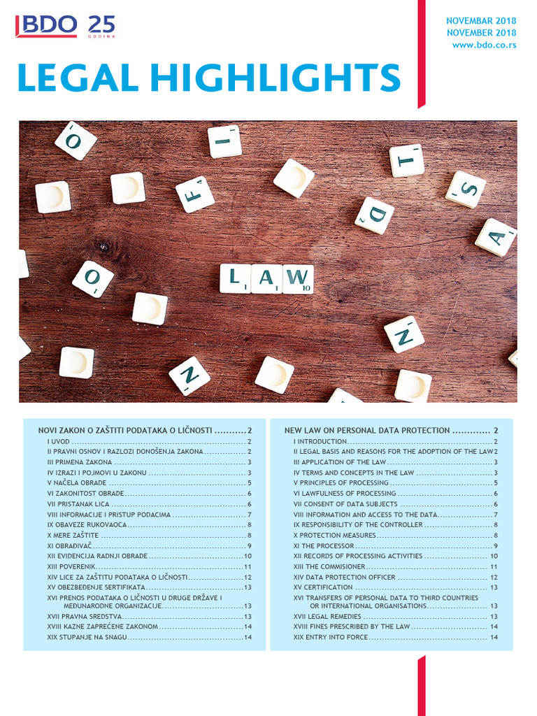LEGAL HIGHLIGHTS Dec 2018 | PDF