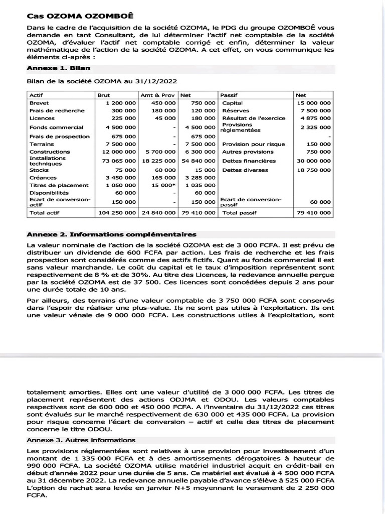 Td-Inn-Fin-Cas OZOMA | PDF