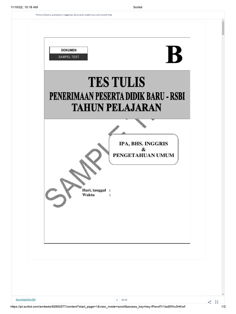 Soal Yusya | PDF