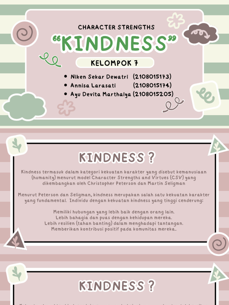 Kindness | PDF