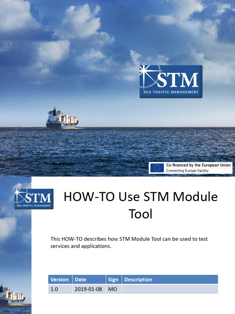 SMA HOW TO Use STM Module Tool | PDF