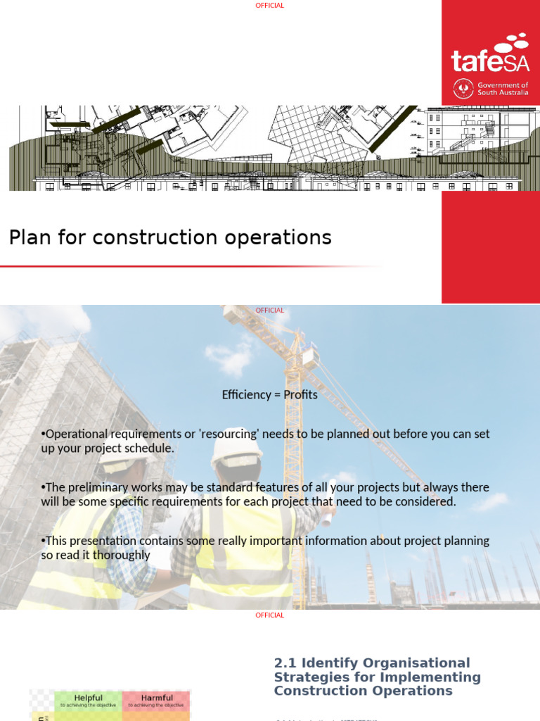 2 Plan For Construction Operations-Version 2 | PDF