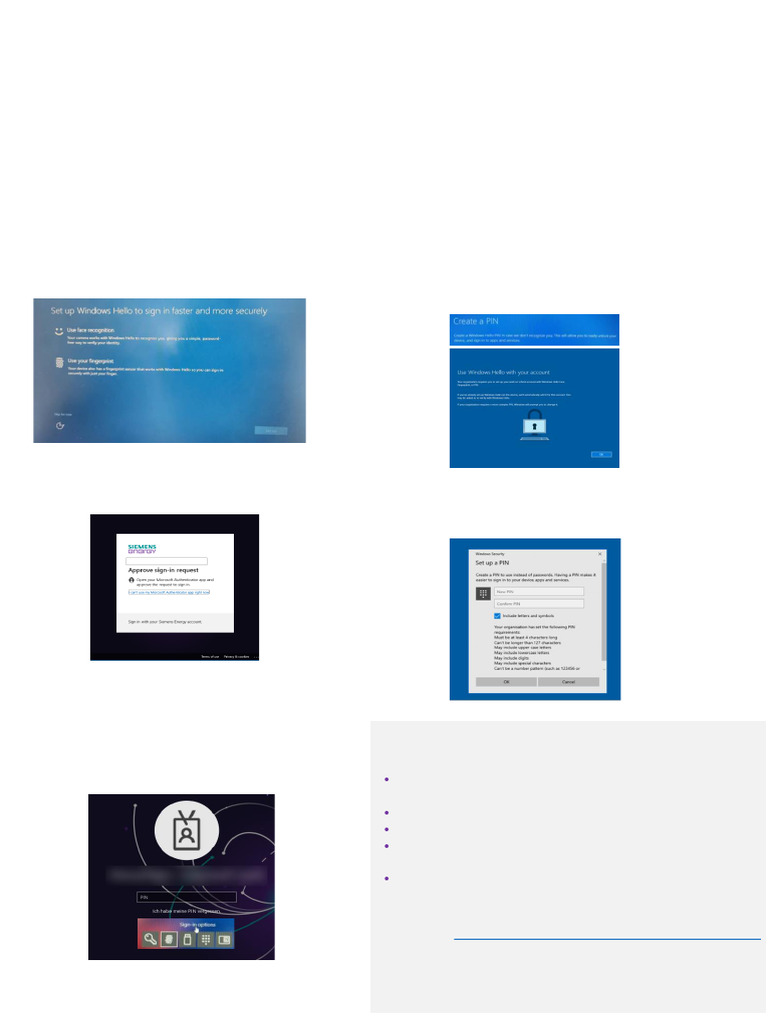 OnePager - Windows Hello For Business - EN | PDF