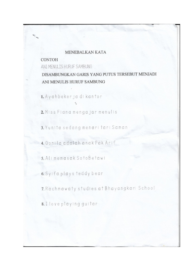 Menebalkan Kata | PDF