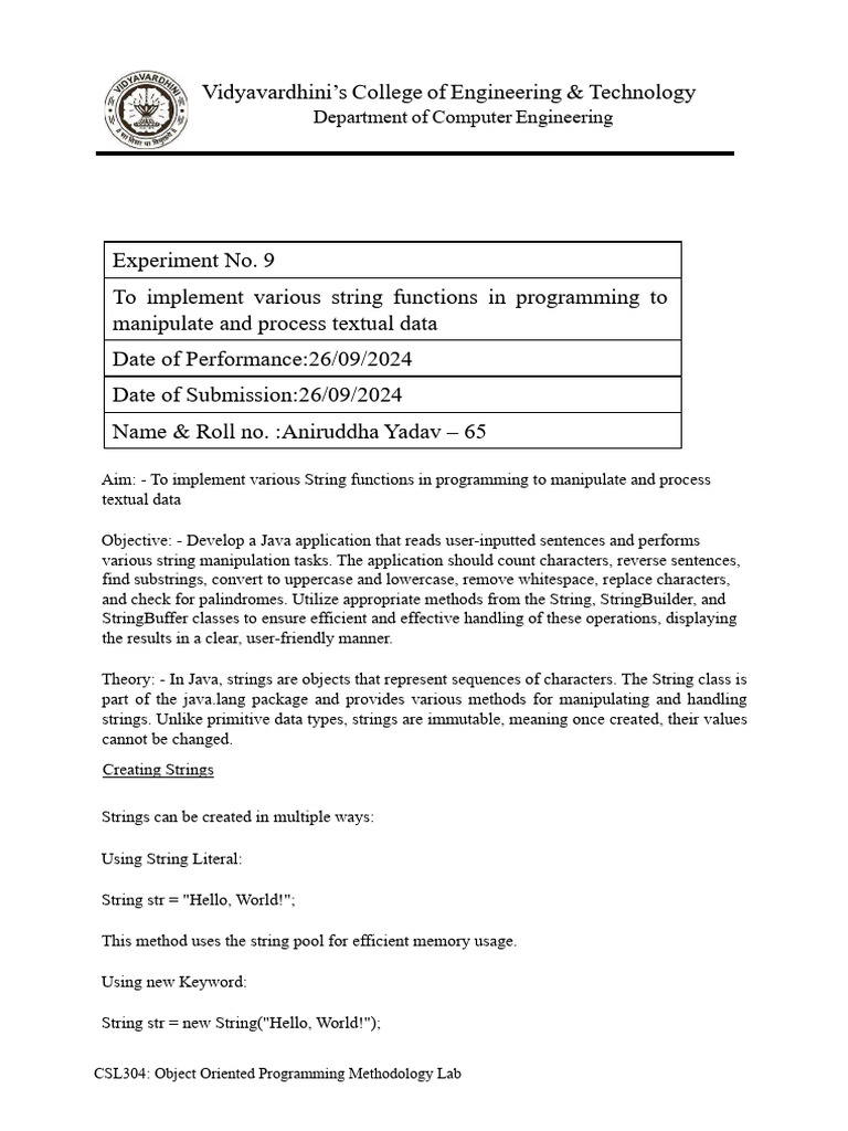 EXP9 Aniruddha 65 | PDF