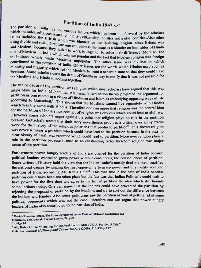 10 Partition of India 1947 | PDF