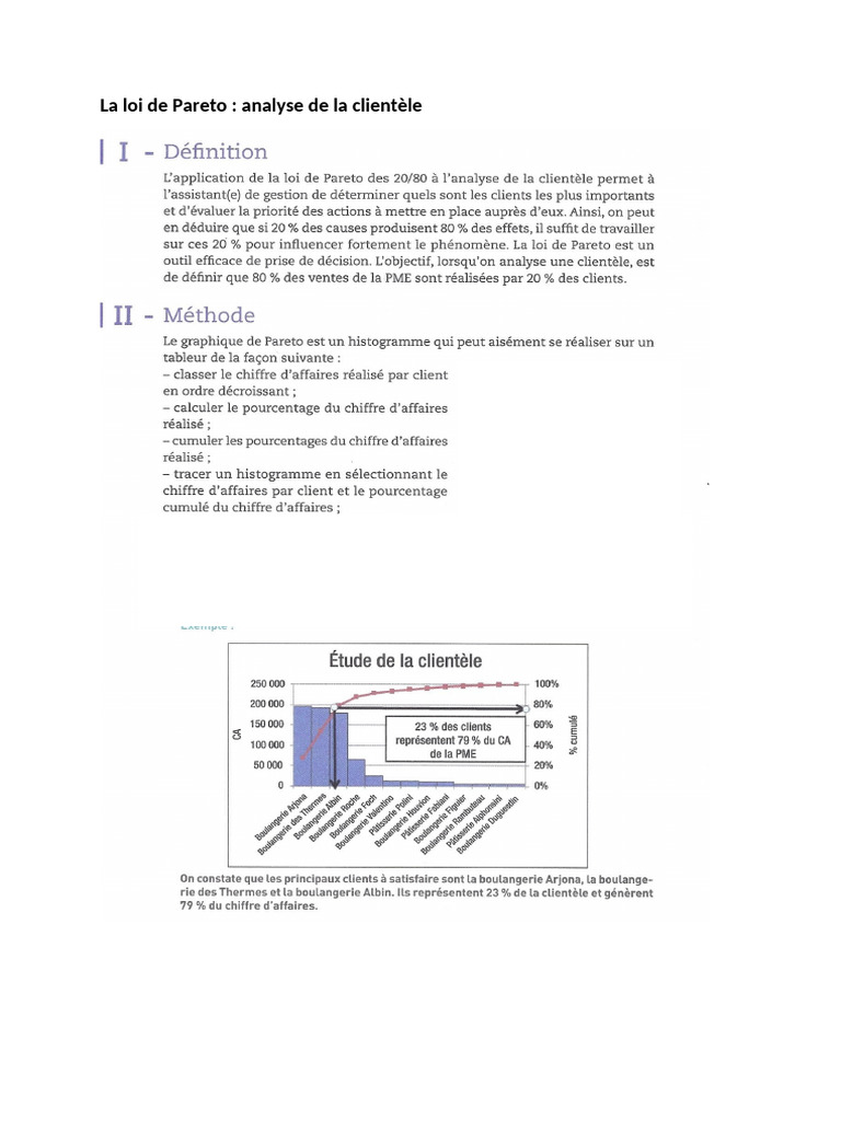 La Loi de Pareto | PDF