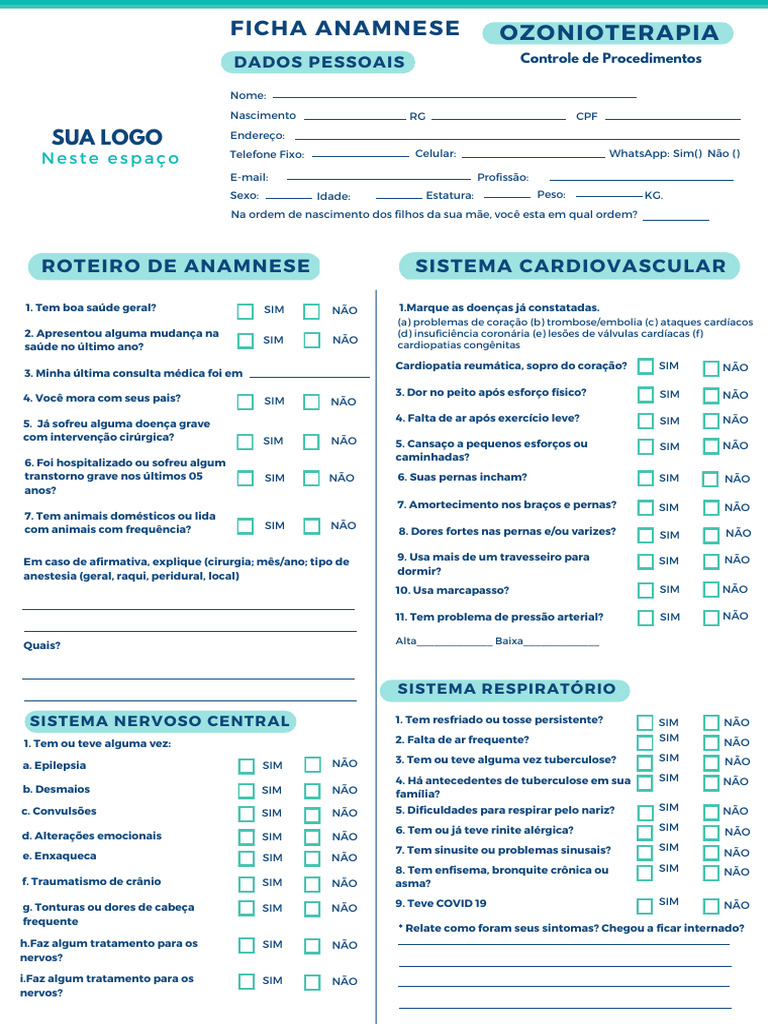 Ficha Anamnese - PDF | PDF