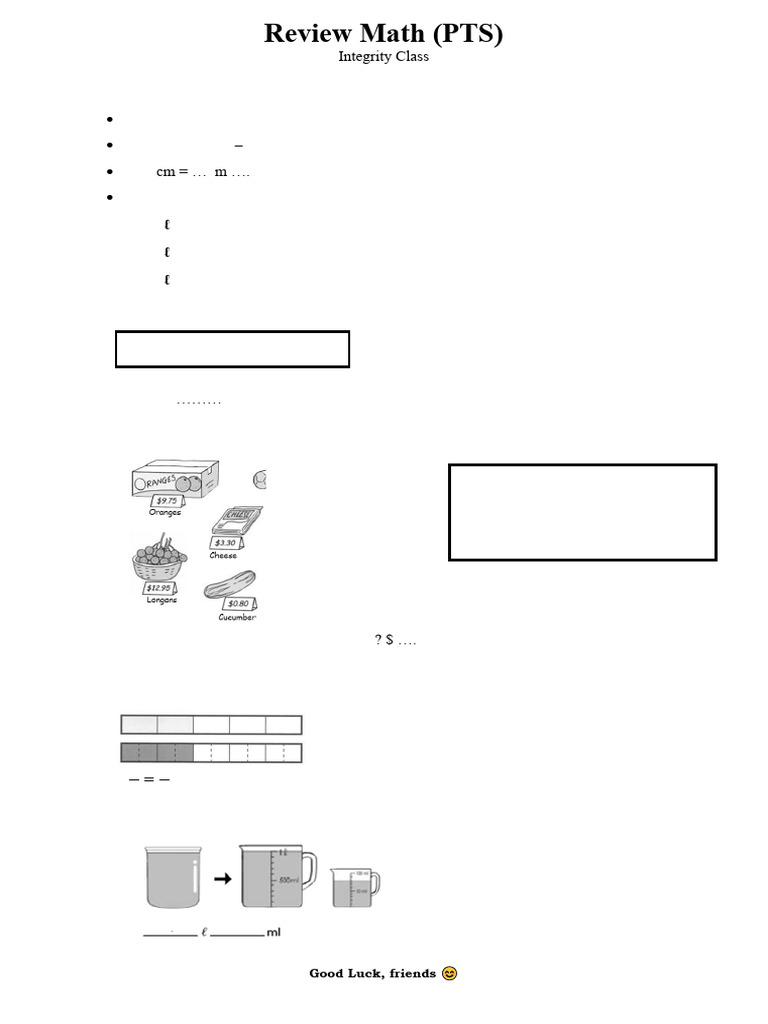 Review MATH (Prepare PTS) | PDF