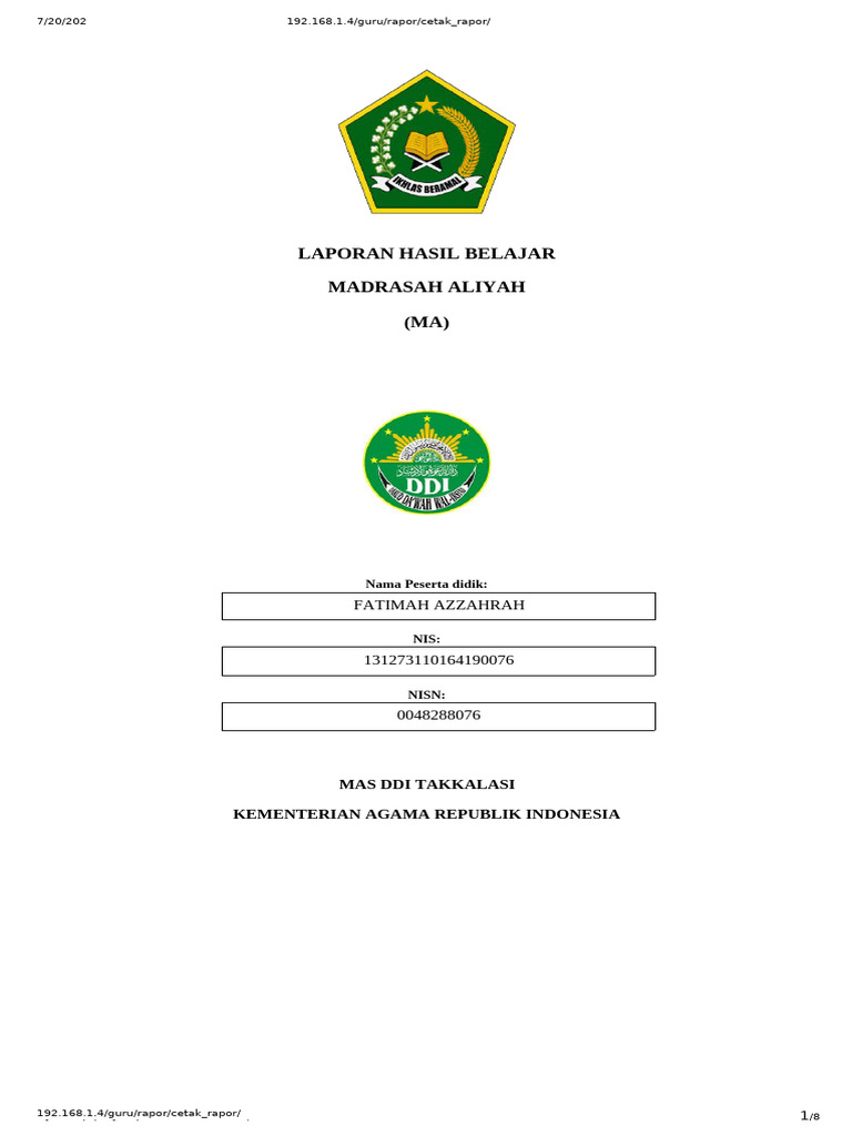 Fatimah Azzahrah | PDF