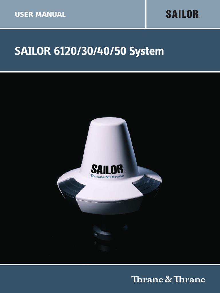SAILOR 6120_30!40!50 System User Manual | PDF