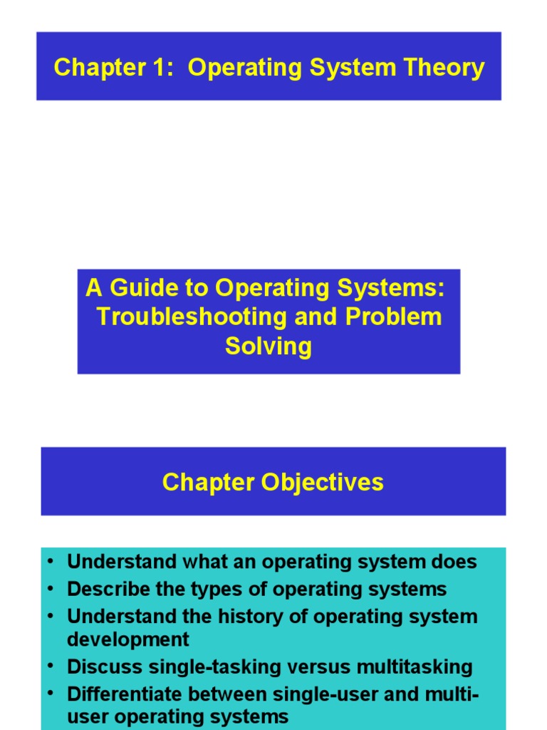 OpSys 01 | PDF | Operating System | Input/Output
