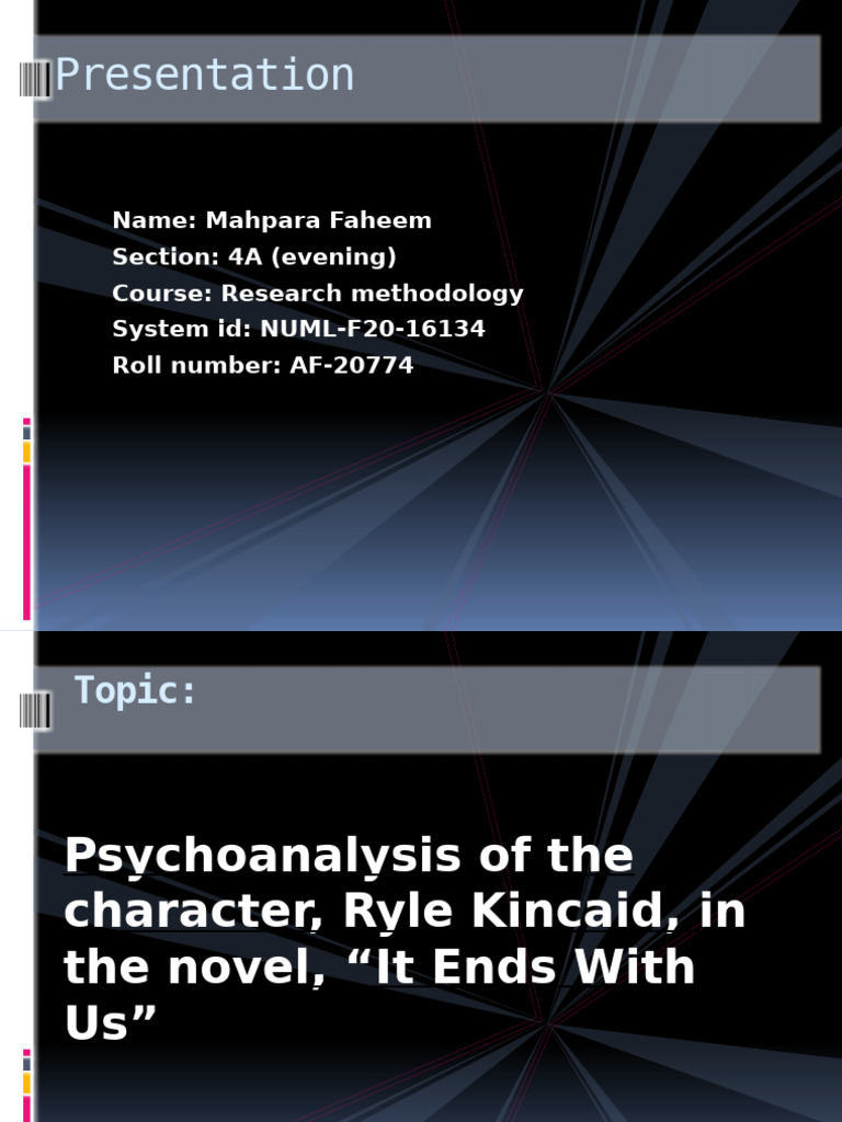 Komail RM Slides. | PDF | Psychological Trauma | Psychoanalysis