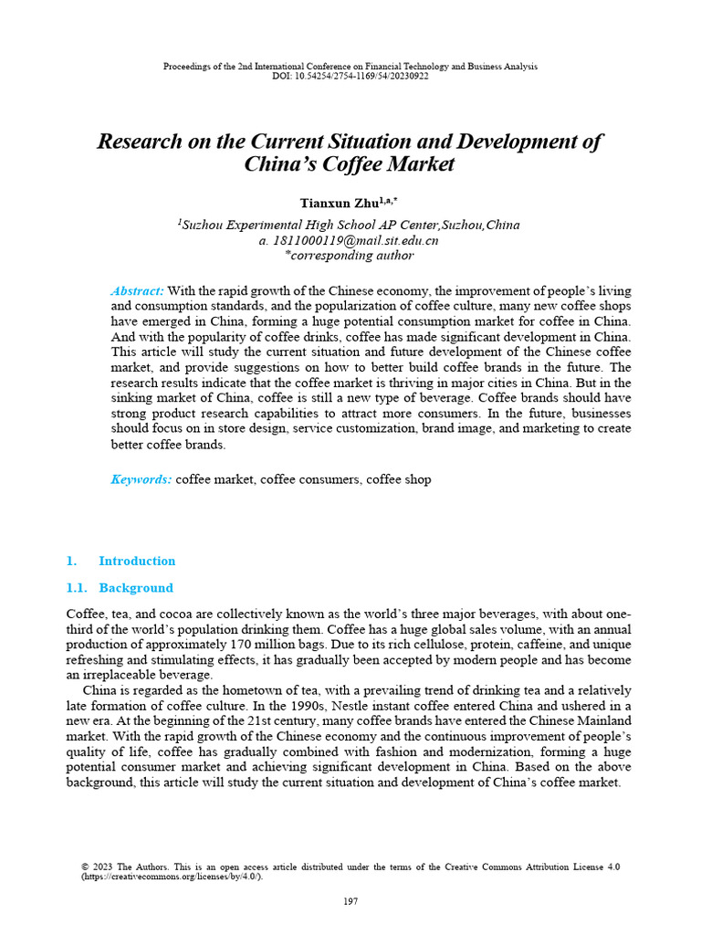 Research On The Current Situation and Development | PDF
