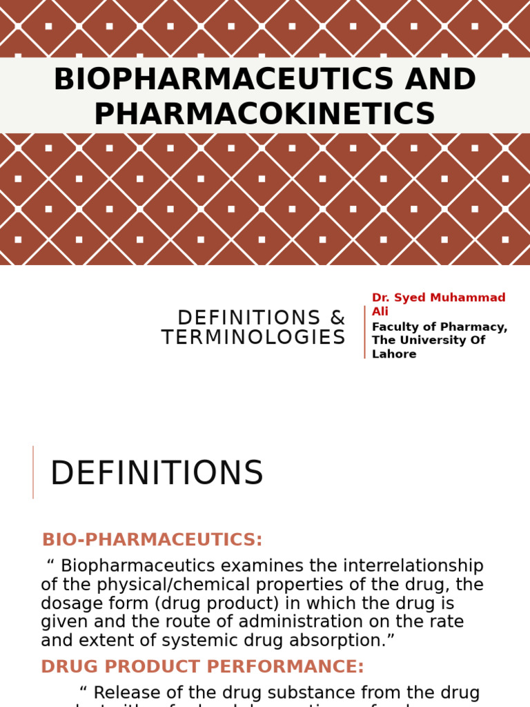 Definitions and Terminology | PDF