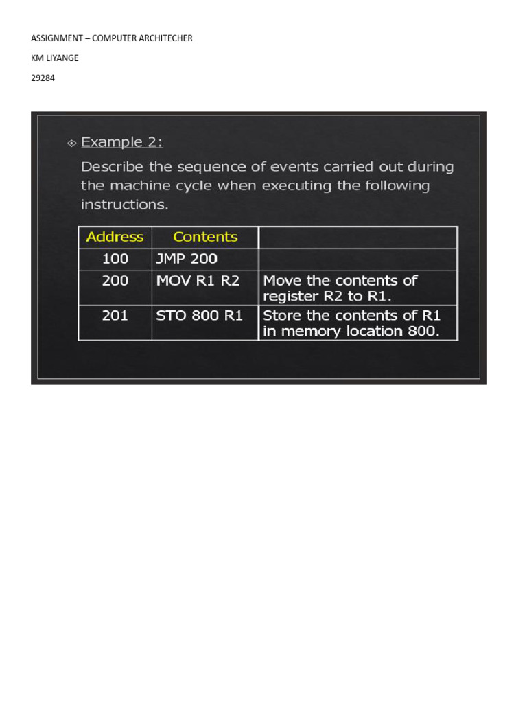 Ca Assignment Pdf
