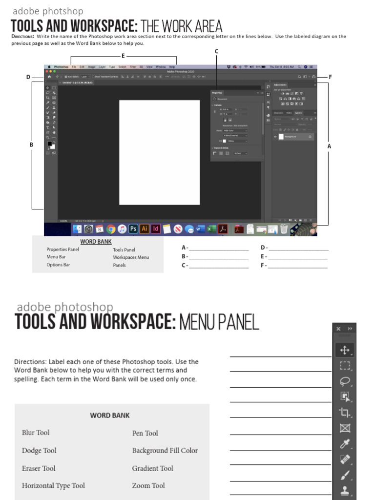 Ps Tools and Workspace Ws | PDF