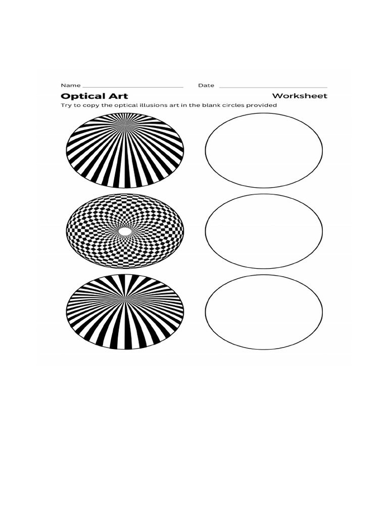 Printablee.com How to Step by Step Op Art Worksheet 46050.Jpg | PDF