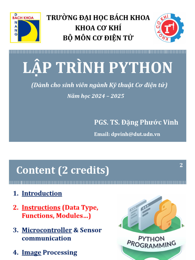 Lap Trinh Python | PDF
