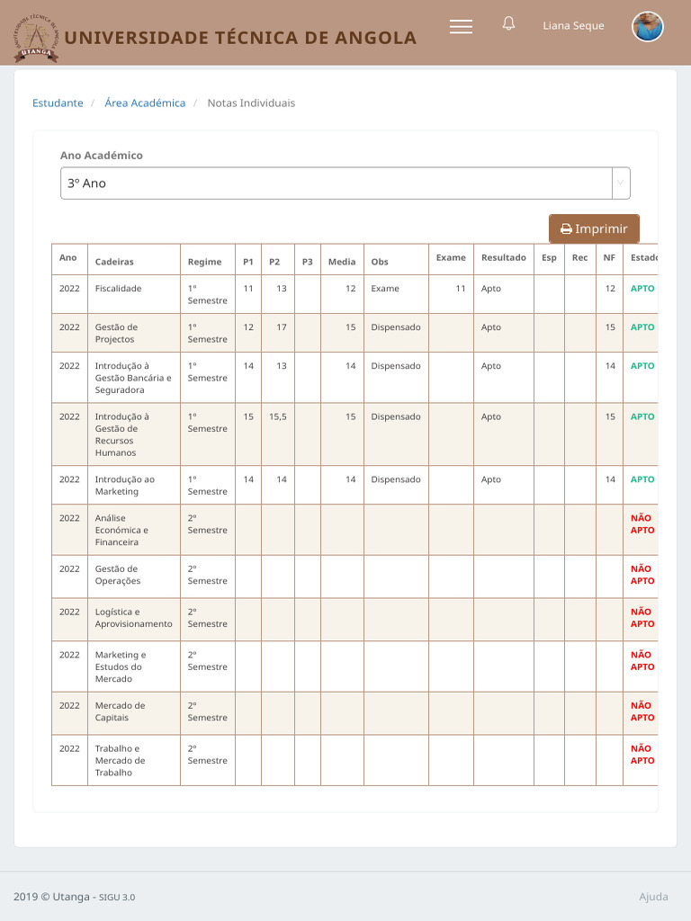 UTANGA - Universidade Técnica de Angola | PDF