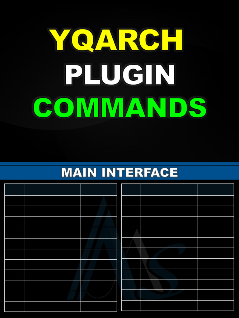 YQArch Command | PDF