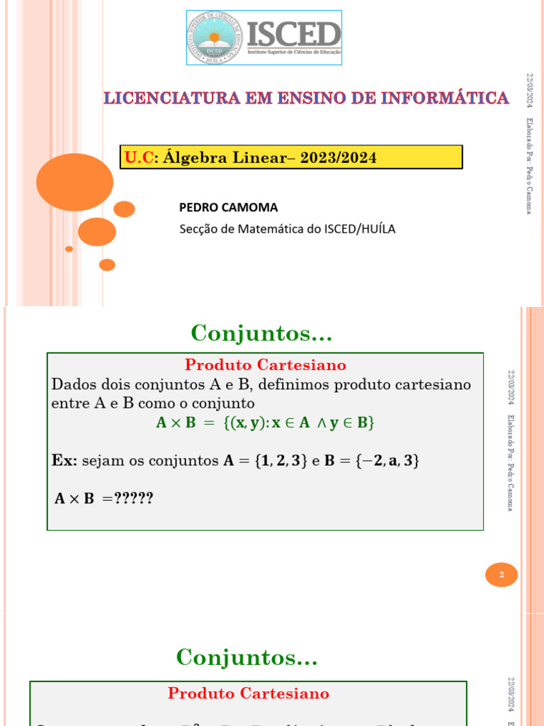 Álgebra Linear | PDF