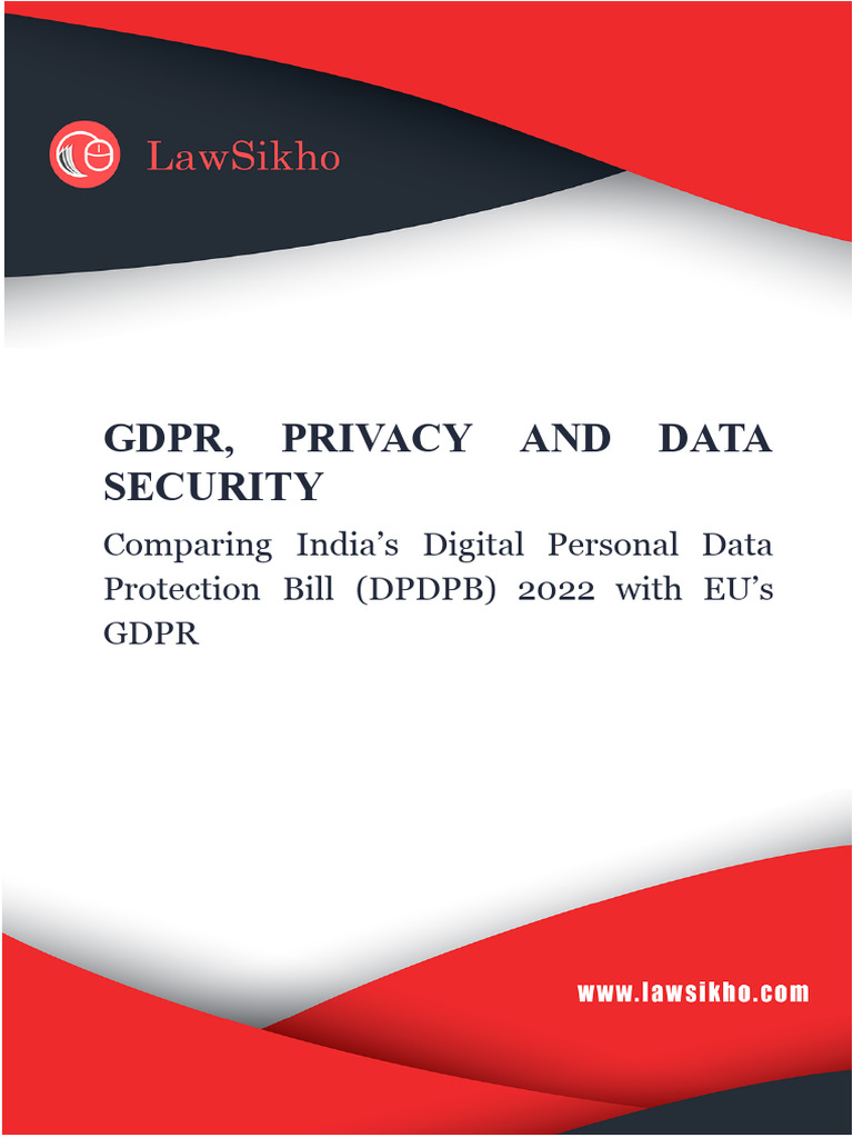 Comparing India's DPDPB 2022 With EU's GDPR | PDF