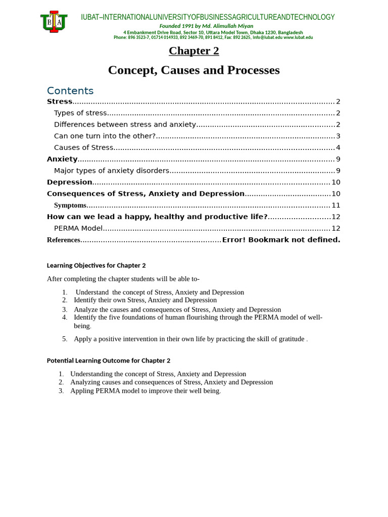 Handnote - Chapter 2 | PDF