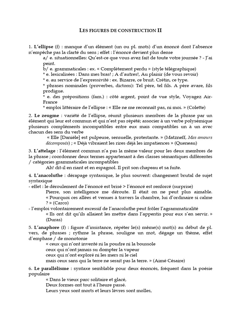 ZERROUKI Les figures de construction II | PDF