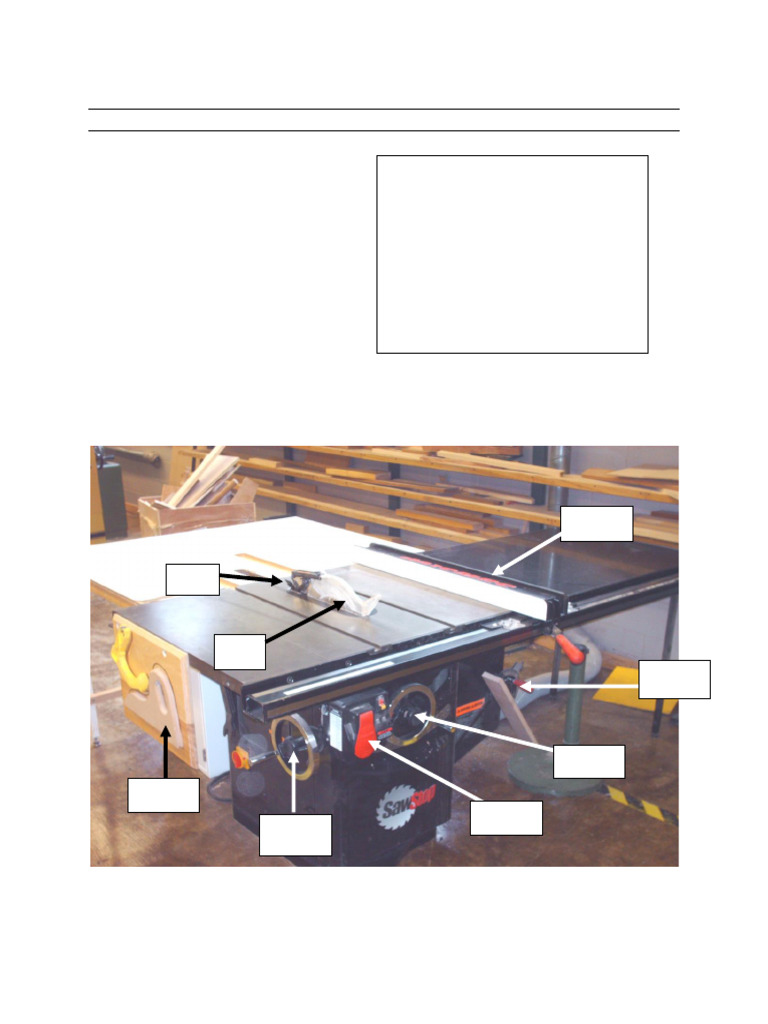 Table Saw | PDF