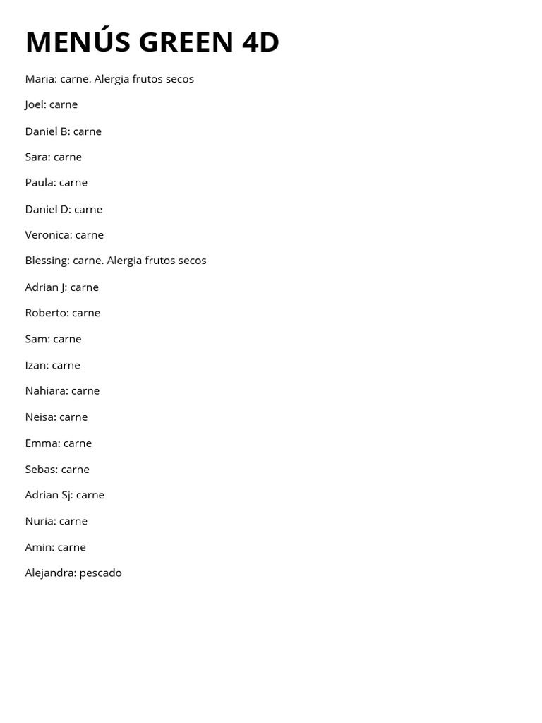 Menús Green - 20240606 - 180234 - 0000 | PDF